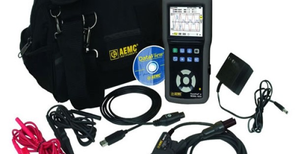 AEMC 8230 W/MN93-BK [2130.82] PowerPad Jr. Power Quality Meter w/ MN93 ...