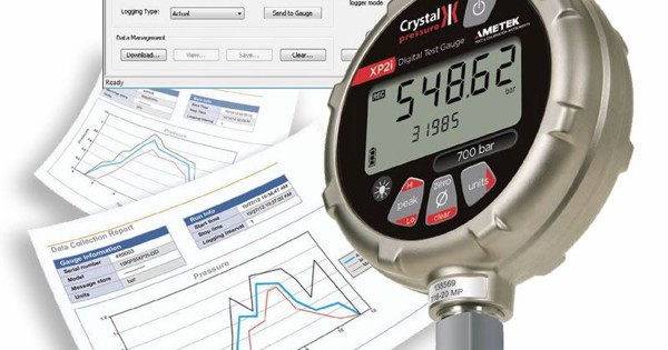 Ametek Crystal XP2i [15PSIXP2I-S2-DL] Digital Pressure Gauge w ...