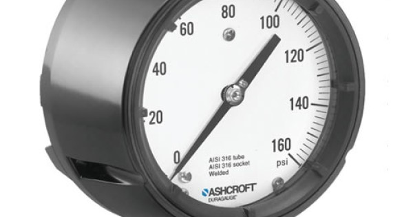 Ashcroft 1279 [451279RS02L160#] Duragauge Pressure Gauge w/316 ...