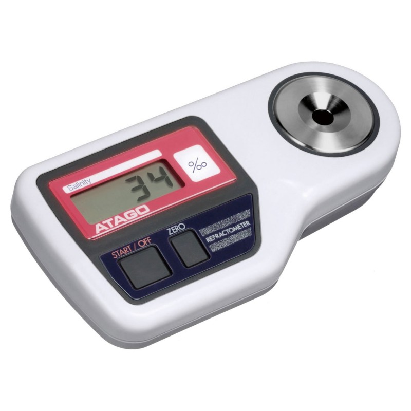 Atago PR-100SA Palette [3488] Digital Refractometer for Salinity, 0 to ...