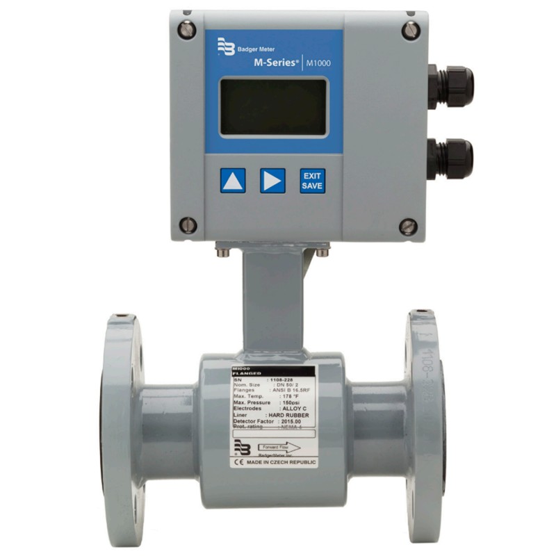Badger Meter M1000 [M1-015] Electromagnetic Flow Meter w/ 1-1/2in Meter ...