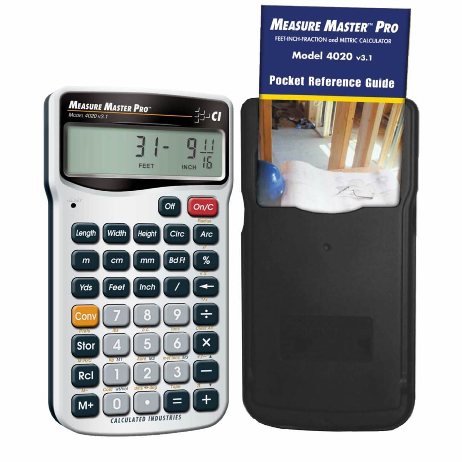 Calculated Industries Measure Master Pro [4020] Feet-Inch-Fraction and ...