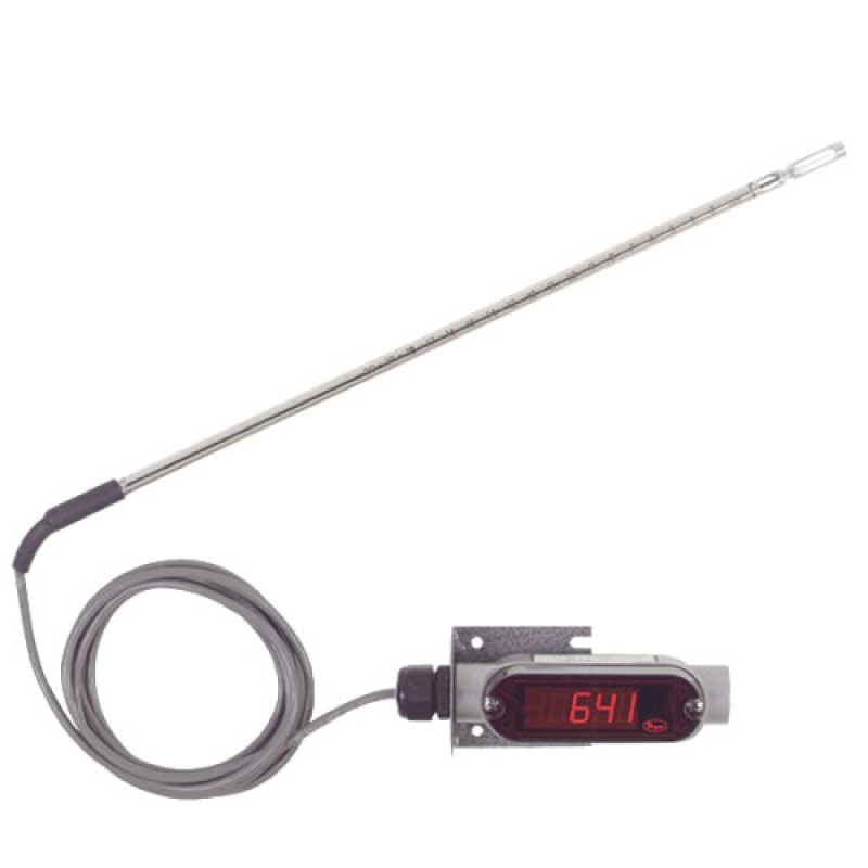 Dwyer 641RM [641RM-12-LED] Air Velocity Transmitter With LED Display ...
