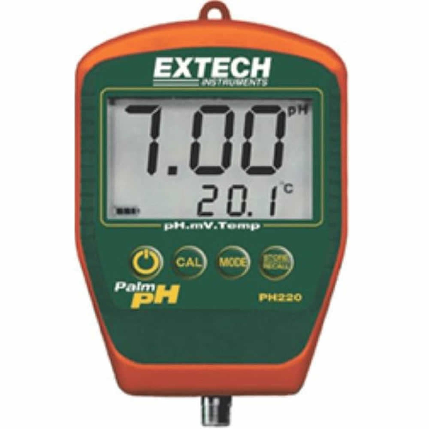 Extech PH220-S Compact Waterproof Palm pH Meter with Temperature ...