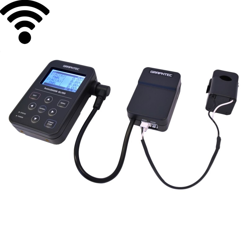 Graphtec GL100 [GL100-WL-DPA-AC100A] Wireless Data Logger with AC ...