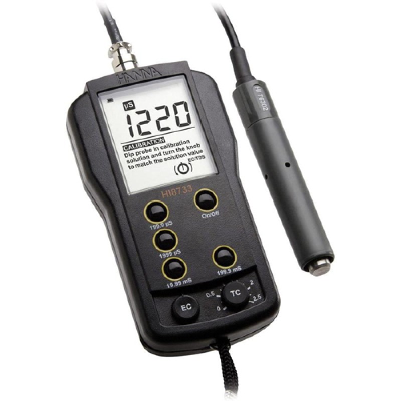 Hanna Instruments HI8733 Portable Multi-range Conductivity Meter| Jual ...