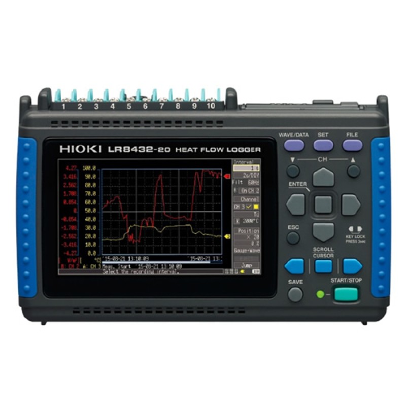 Hioki LR8432-20 [LR8432-20] 10 Channel Heat Flow Logger| Jual | Harga ...