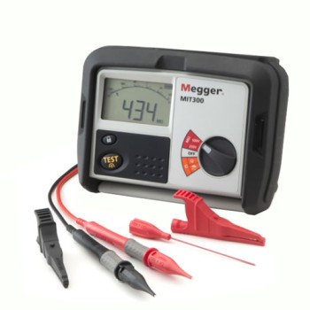 Megger MIT310A-EN 250V/500V/1000V Analog Insulation/Continuity Tester ...