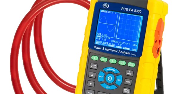 PCE Instruments PCE-PA 8300 [PCE-PA 8300-2] Three-Phase Power Analyzer ...