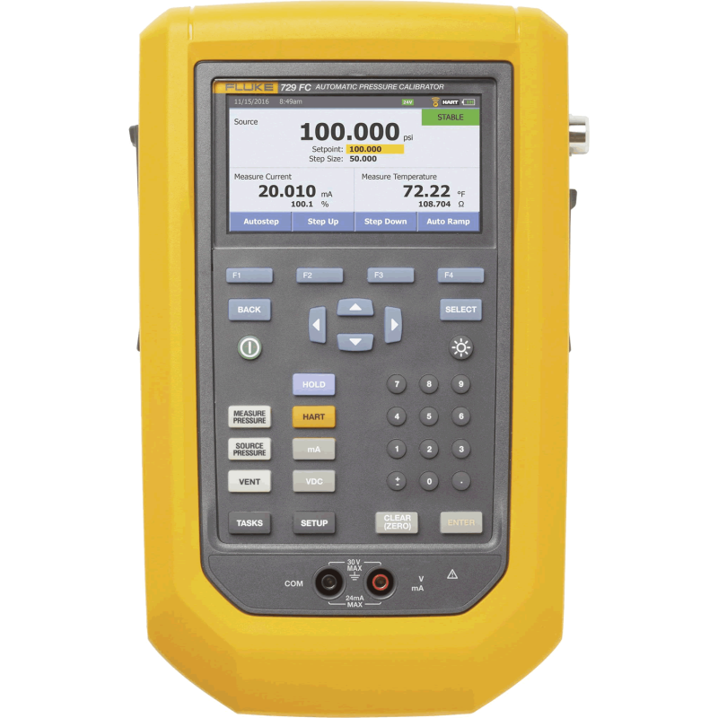 Fluke 729 30G FC [FLK-729 30G FC] Automatic Pressure Calibrator with ...