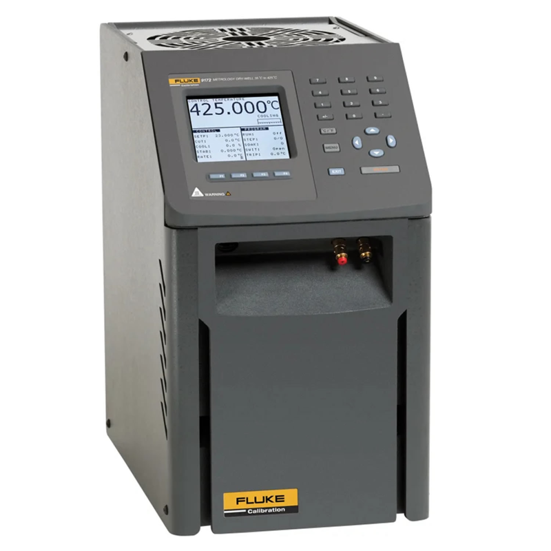 Fluke Calibration 9173 Field Dry-Well Metrology Temperature Calibrator, 50 to 700°C (122 to 1292 ...